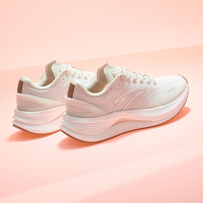ANTA WOMEN G21 PRO Running Shoes 1224B5563-4- Ivory White/Greymarl ...