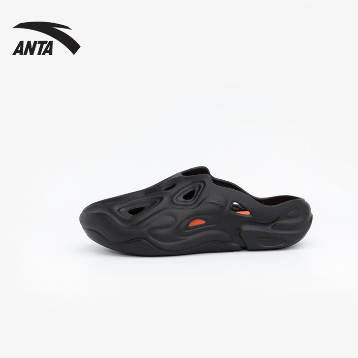 ANTA Men C37 SLIDES Slippers-Black/Natural Orange (Kasut Selipar) | Shopee Malaysia