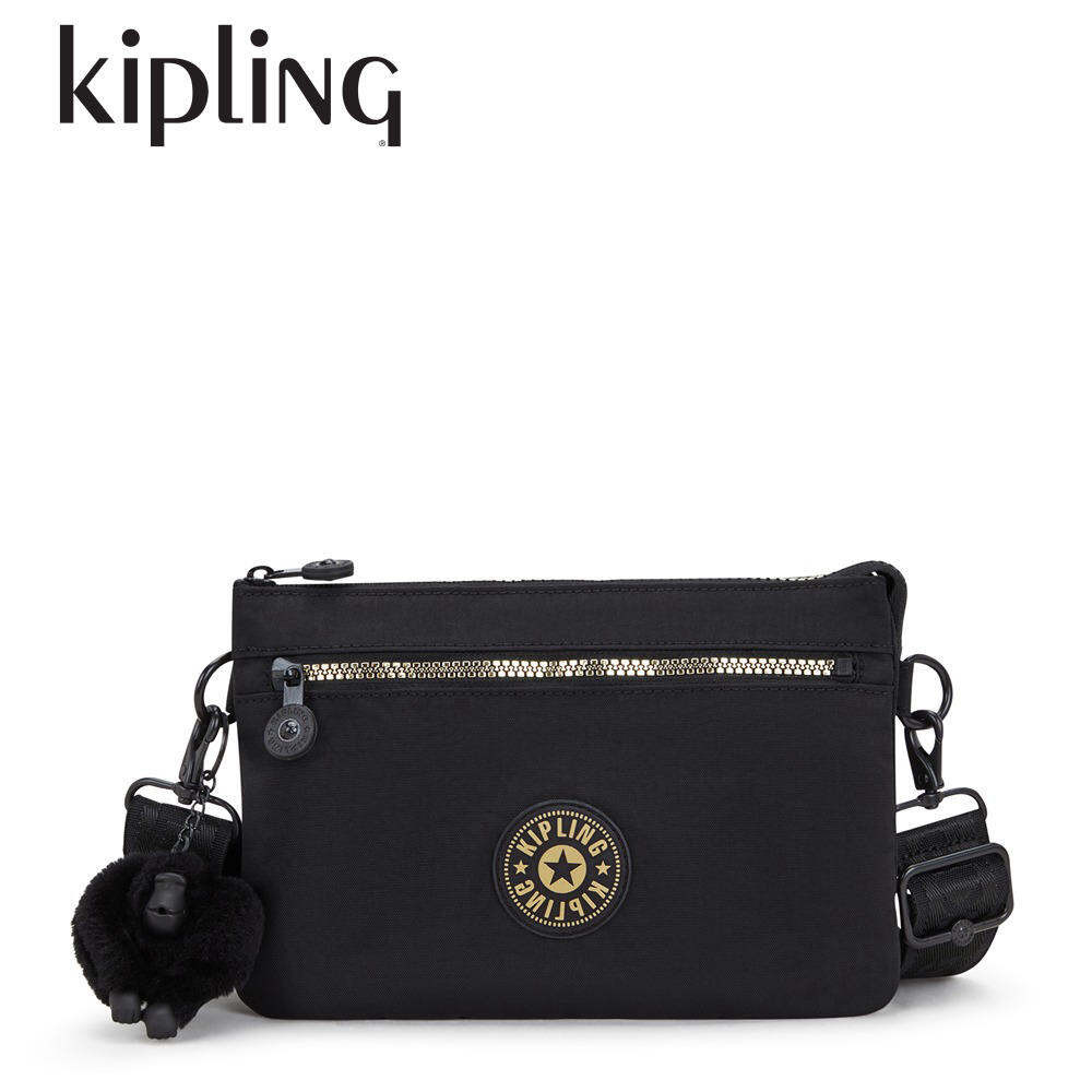 Kipling Riri Zip Crossbody Bags Glorious Gold | Shopee Malaysia
