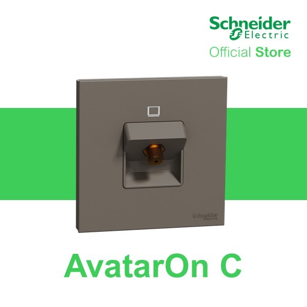 Schneider Electric AvatarOn C 1 Gang CATV socket ,45 DEGREE , F CNN ...