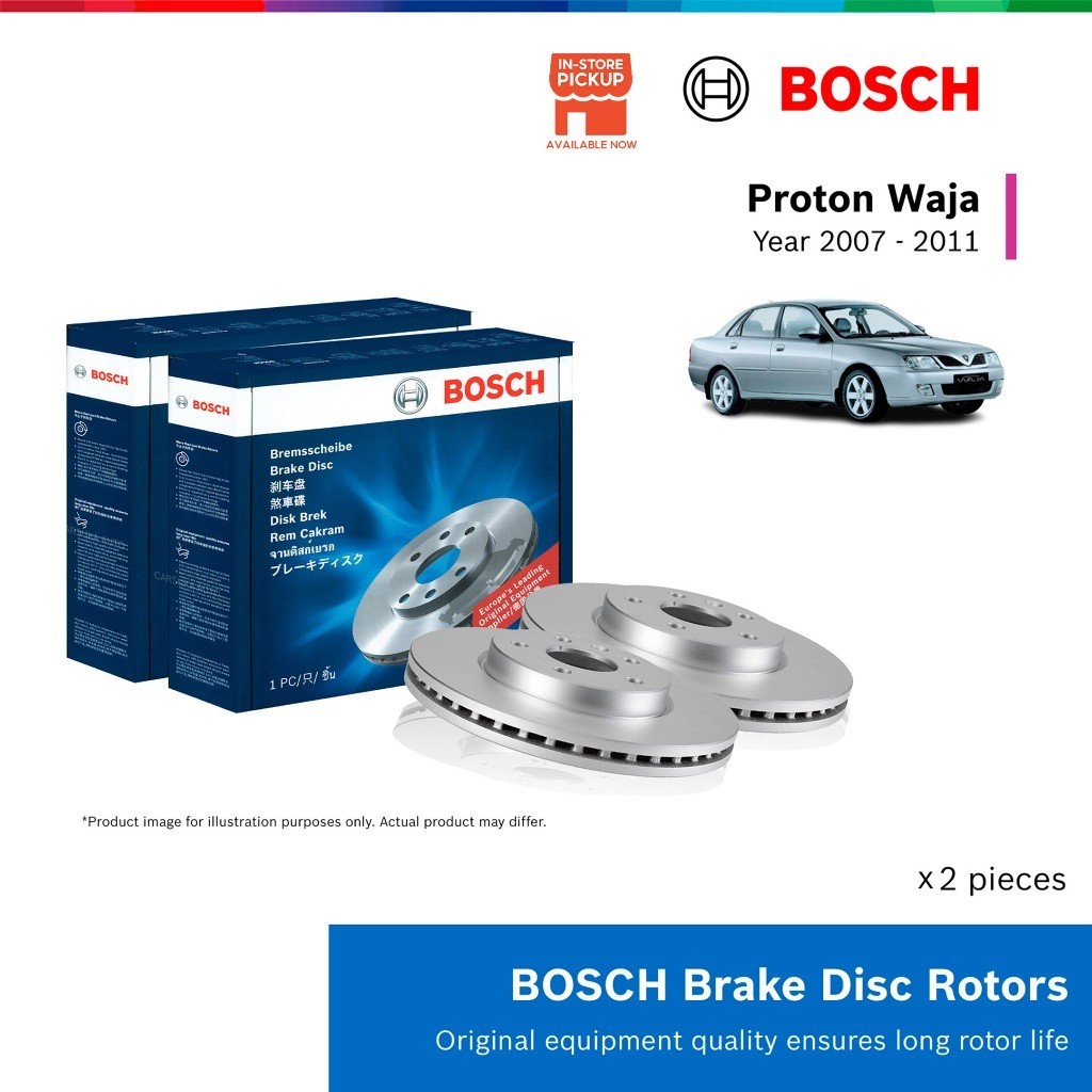 Bosch Front Brake Disc Rotor for Proton Waja 1.6 MMC Campro (2007 ...