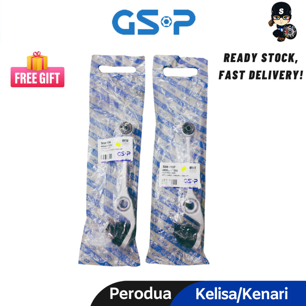 Original GSP LOWER ARM KENARI, KELISA | Shopee Malaysia