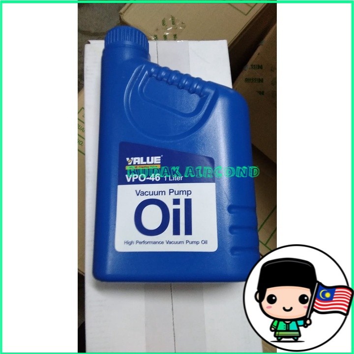 (JIMAT PACKING READY STOCK) Big 1liter VPO-46 Vacuum Pump Oil, VALUE ...