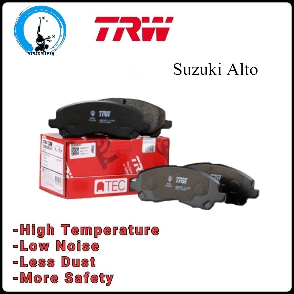 Original TRW Front Brake Pad -Suzuki Alto ( Disc Pad ) | Shopee Malaysia