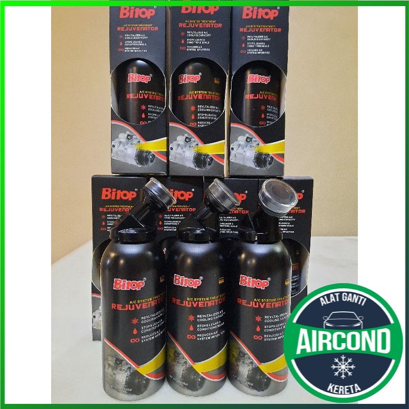 DIY TOP UP STOP LEAK AC GAS + OIL TREATMENT CAR AIR COND R134 ...