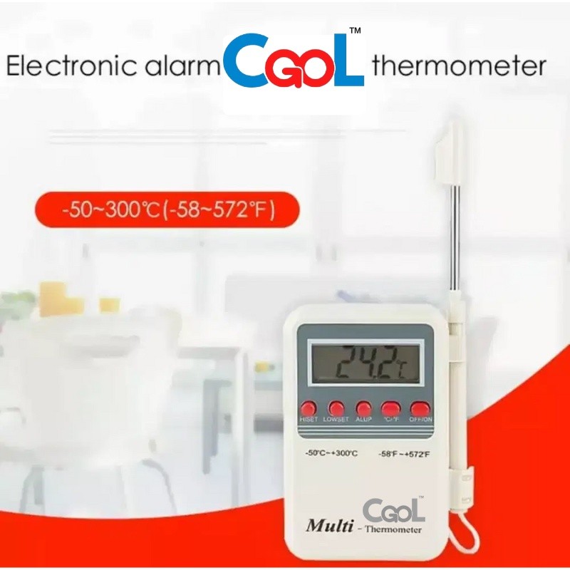GO COOL DIGITAL Thermometer General Purpose Thermo Car Aircond AC HAND ...