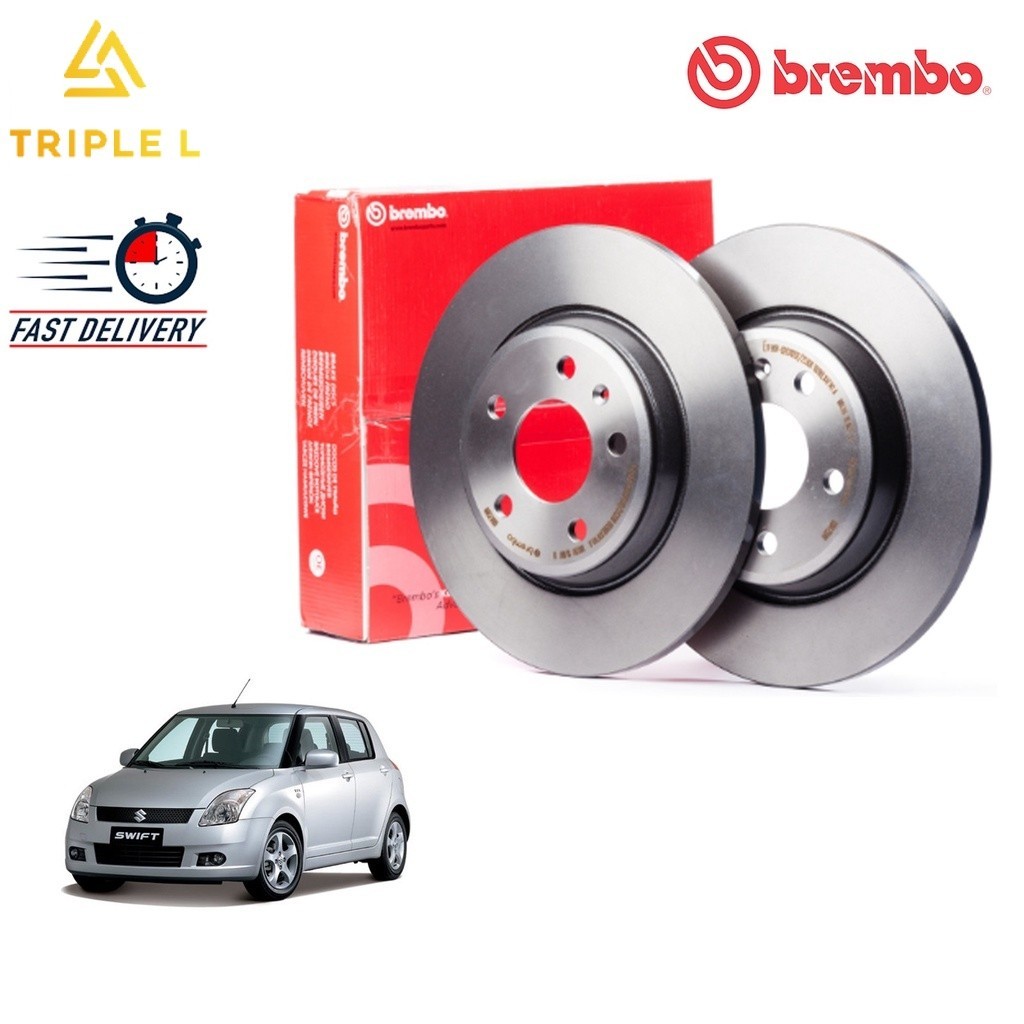 ORIGINAL BREMBO FRONT BRAKE DISC ROTOR SUZUKI SWIFT 1.5 | Shopee Malaysia