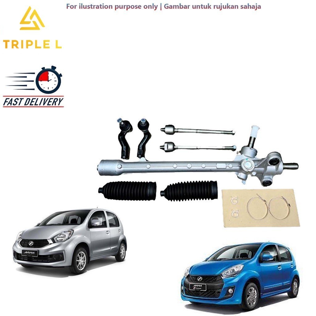 ORIGINAL GSP STEERING RACK SET PERODUA MYVI LAGI BEST 2012-2017 ICON ...