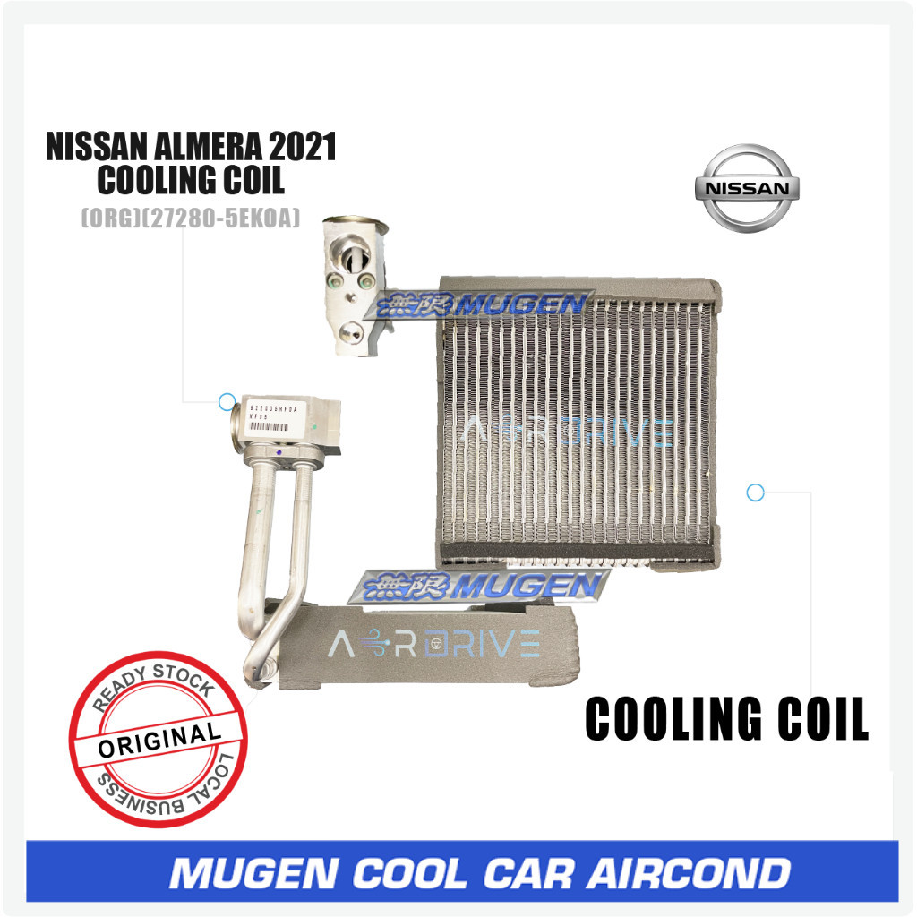ORIGINAL NISSAN GENUINE PARTS NISSAN ALMERA 2021 COOLING COIL C/W VALVE ...