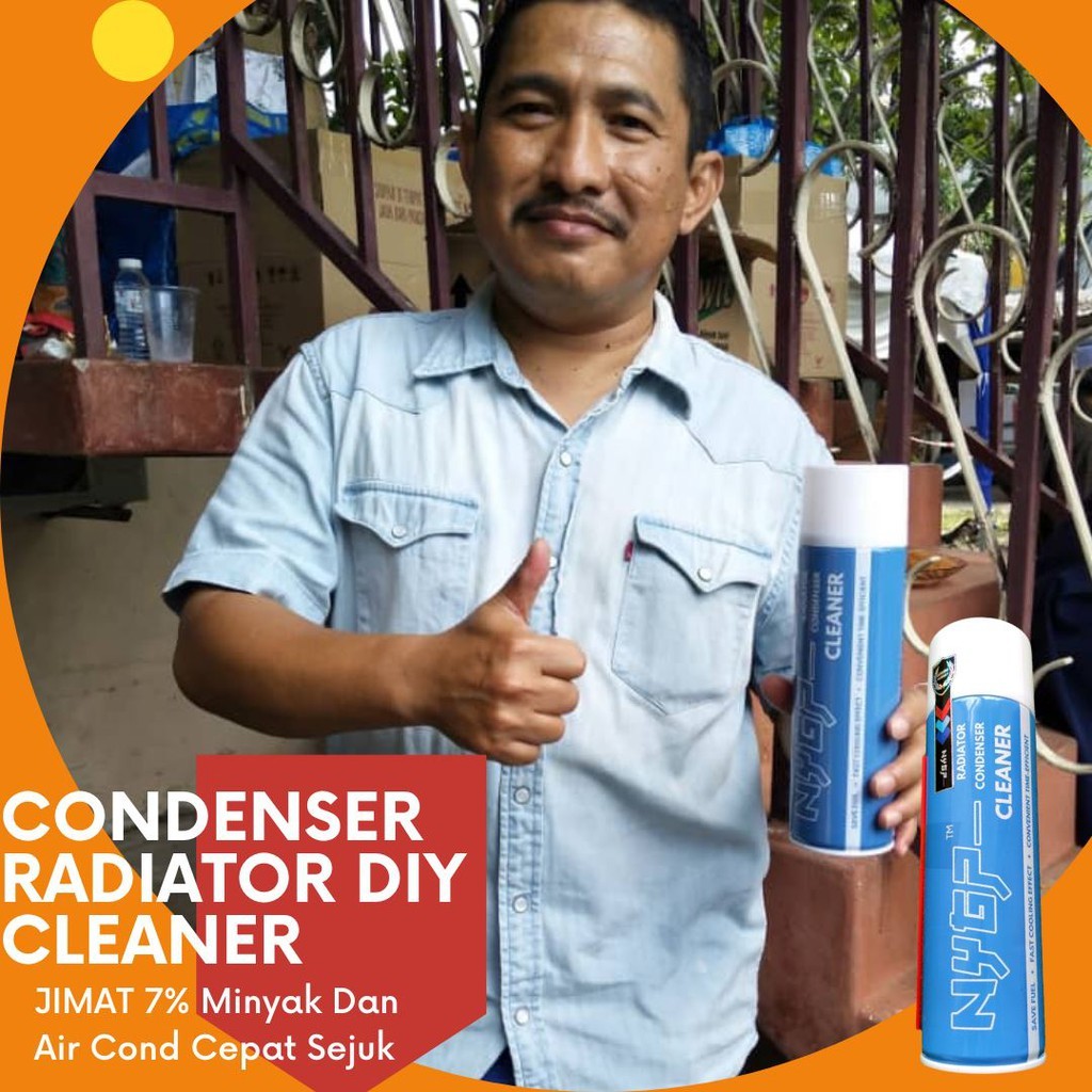 🆒JAPAN FORMULA 🆒 NYGP AIR COND CUCI CONDENSER RADIATOR CLEANER DIY 500ML 8LINE MR COIL AEROPAK ...