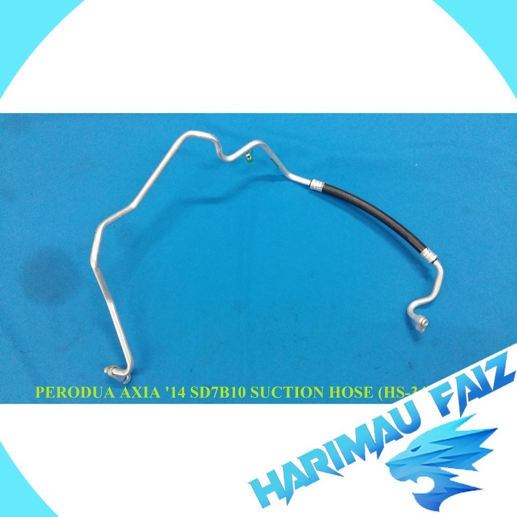 PERODUA AXIA 2014 SANDEN AIR COND DISCHARGE HOSE SUCTION HOSE 4/8 5/8 ...
