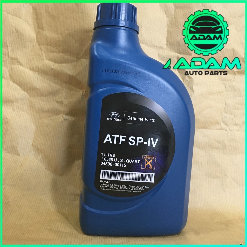 HYUNDAI KIA ATF SP-IV 1LITRE (04500-00115) AUTO OIL GEAR OIL 1 LITER ...