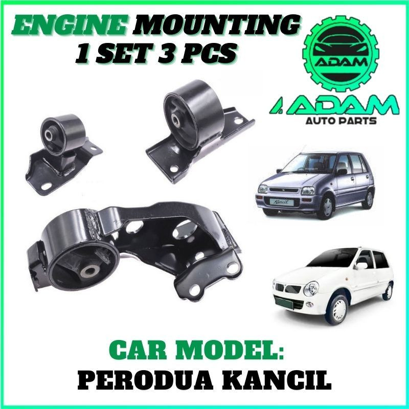 🚘OEM 🚘PERODUA KANCIL ENGINE MOUNTING (1 SET 3 PCS) | Shopee Malaysia
