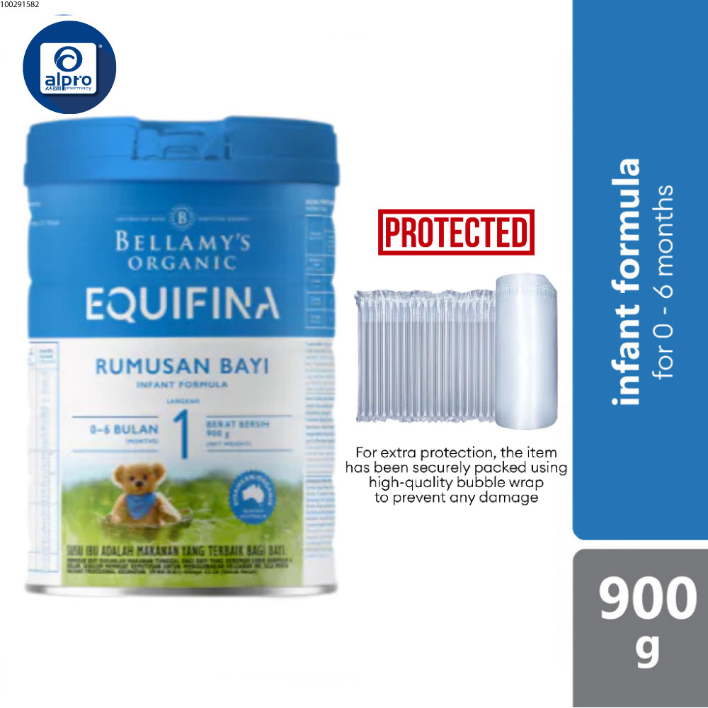 Bellamy’s Organic Step 1 Equifina Infant Formula 900g | Suitable for ...