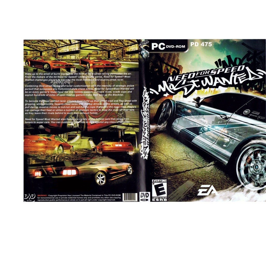PC Games Collection NEED FOR SPEED MOST WANTED - 1 DVD | Shopee Malaysia