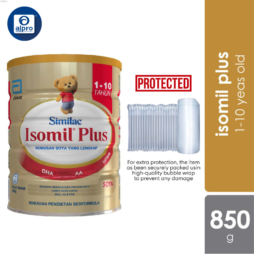 Abbott Isomil Plus 1-10 Years 850g | Shopee Malaysia
