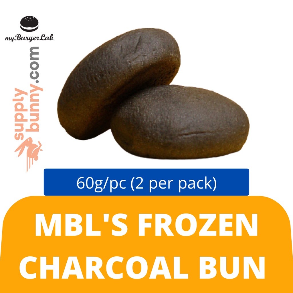 Frozen myBurgerLab Charcoal Bun (60g x 2 pcs per pack) | Shopee Malaysia