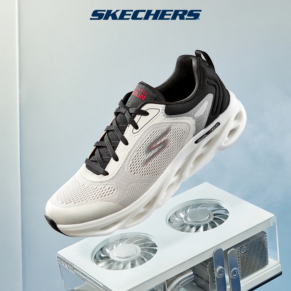 Skechers Men GOrun Swirl Tech Speed Shoes - 220905-WTBK | Shopee Malaysia