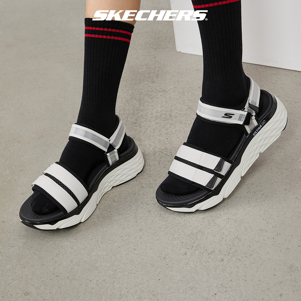 Skechers Women On-The-Go Max Cushioning Sandals - 140424-WBK | Shopee ...