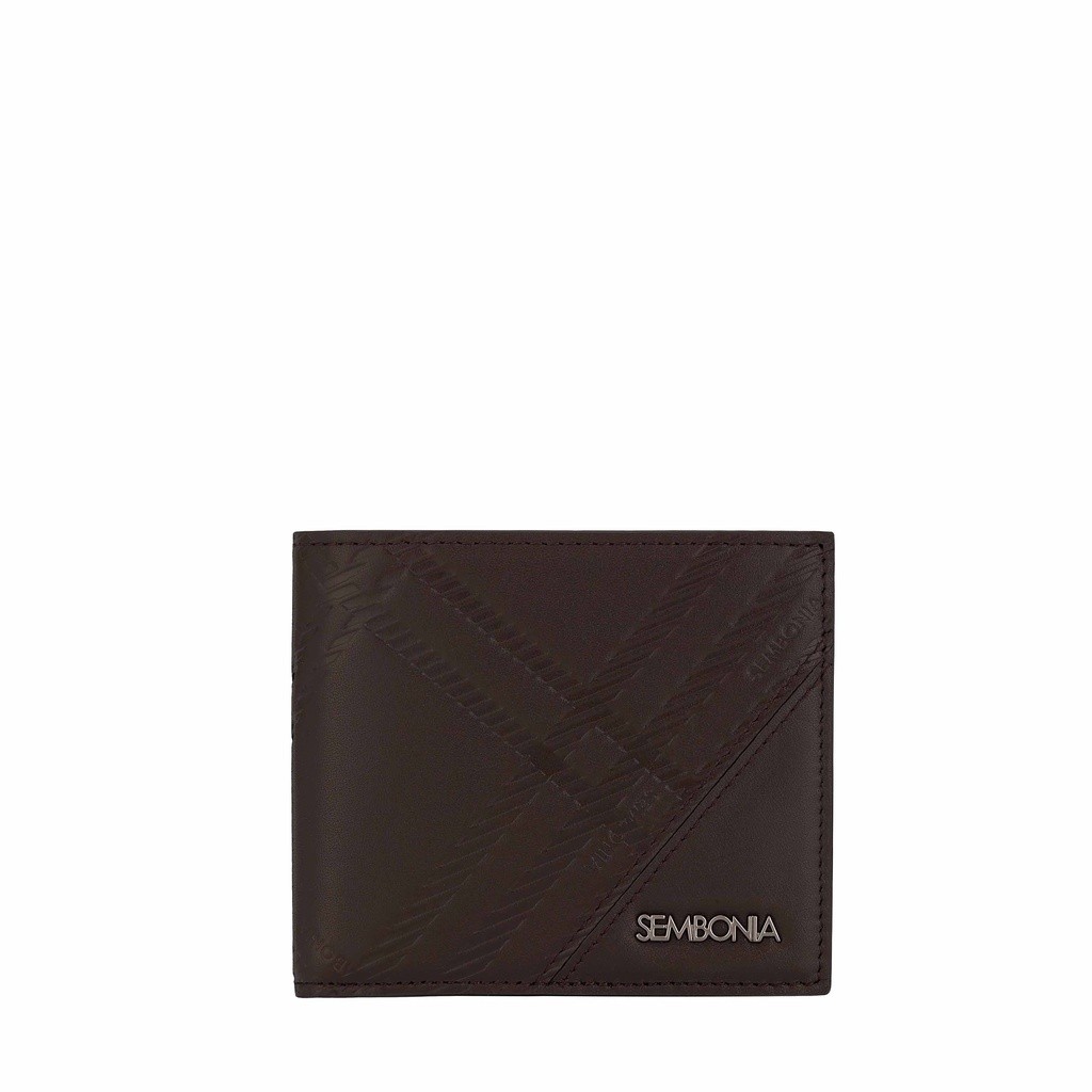 SEMBONIA Signature Embossed Leather Bi-Fold Wallet - 066437-501-95 ...