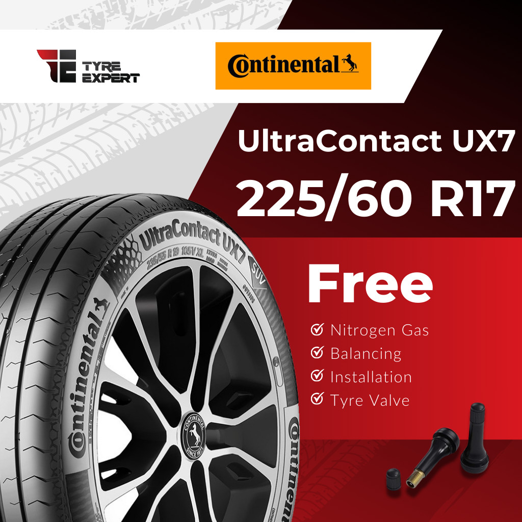 225/60R17 CONTINENTAL Ultra Contact UX7 (With Delivery/Installation ...