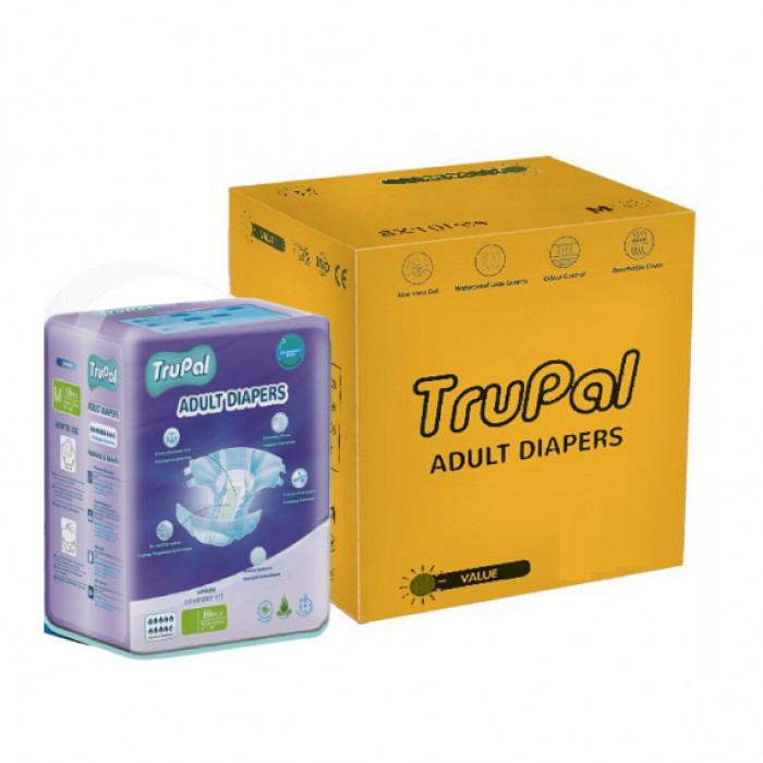 Trupal Adult Diapers Supreme L 10s x8 | Shopee Malaysia