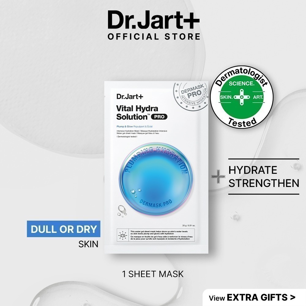 (1Pc) Dr Jart Dermask Vital Hydra Solution Pro | Hyaluronic | Lasting ...