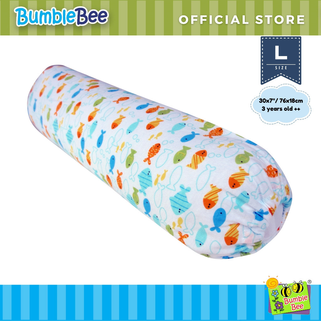 [X Promo] Bumble Bee Kids/ Toddler Bolster - L Size with Removable ...