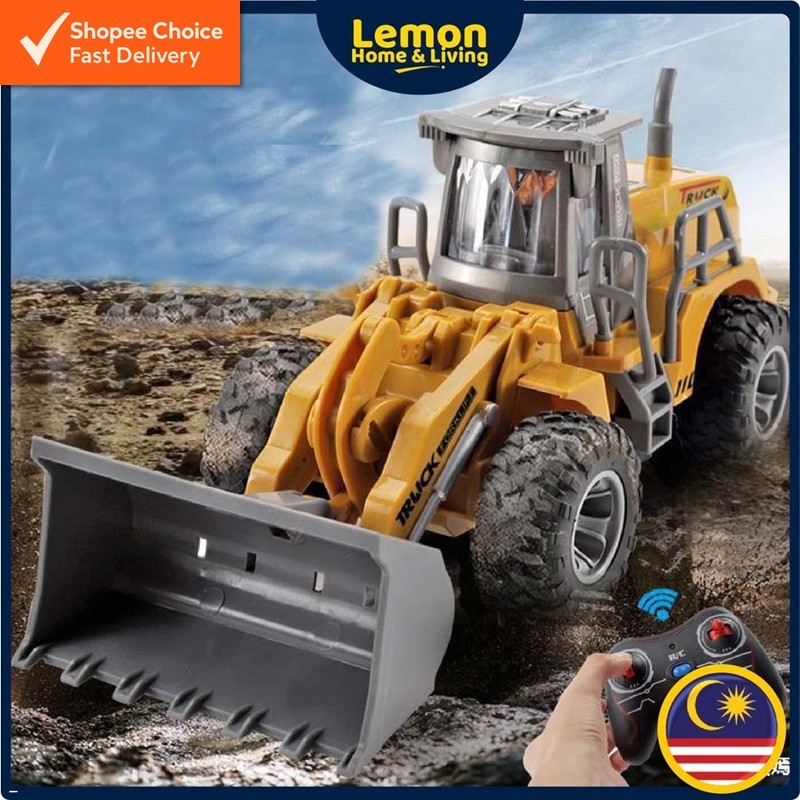 [Shopee Choice] Bulldozer Mainan Jentolak Kereta Kontrol Car Control ...