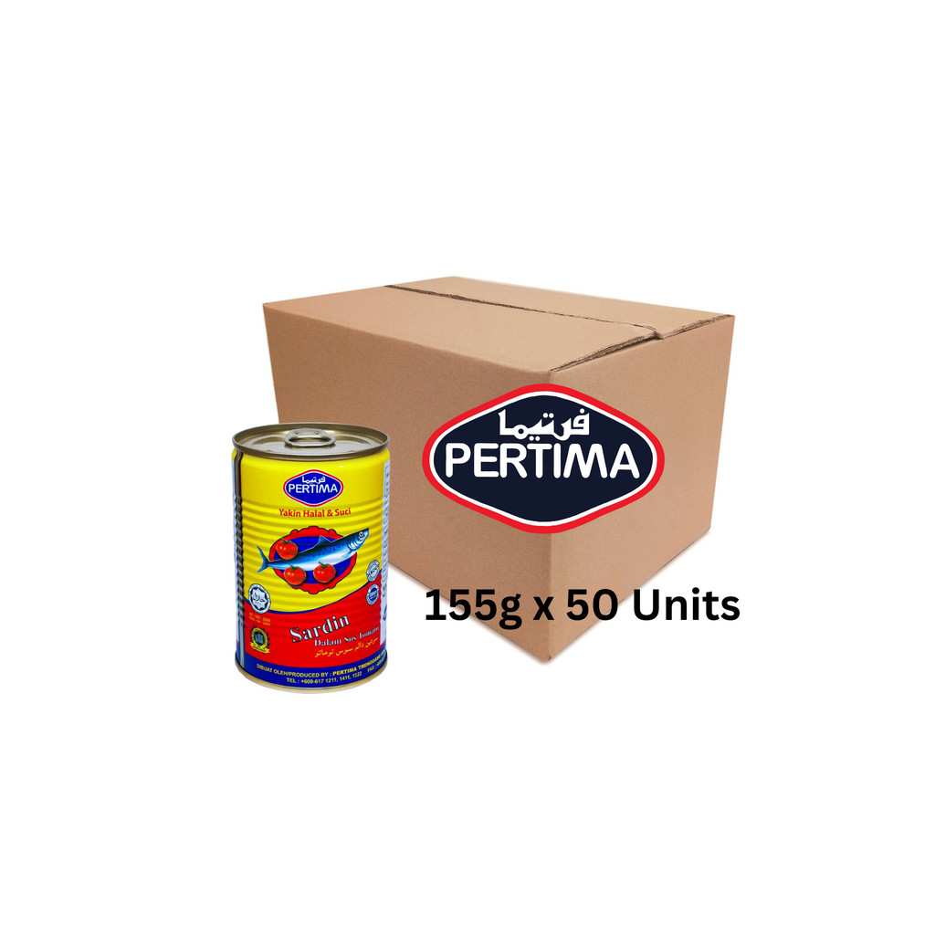 Pertima Sardines in Tomato Sauce 155g x 50 Units | Shopee Malaysia