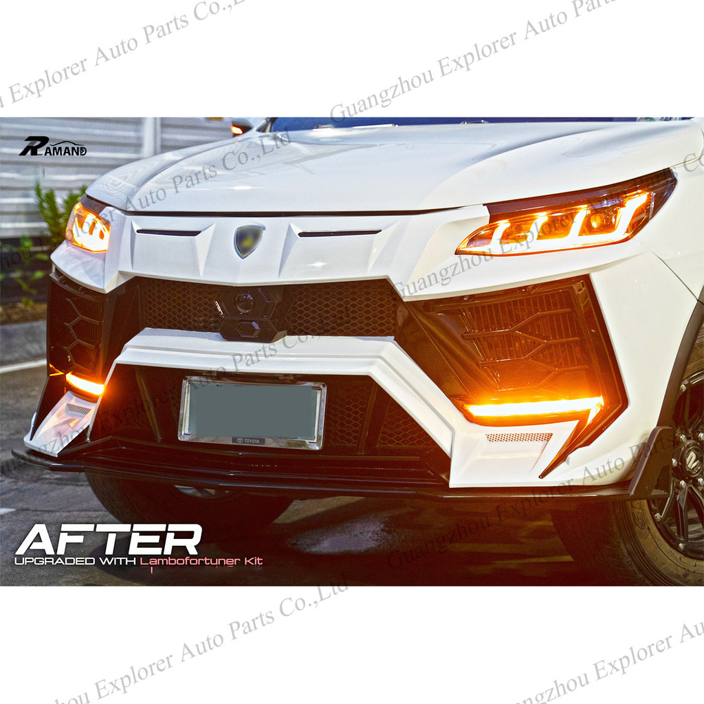Bodykit Fortuner16-23 Convert to Lamborghini Facelift for Fortuner Body ...