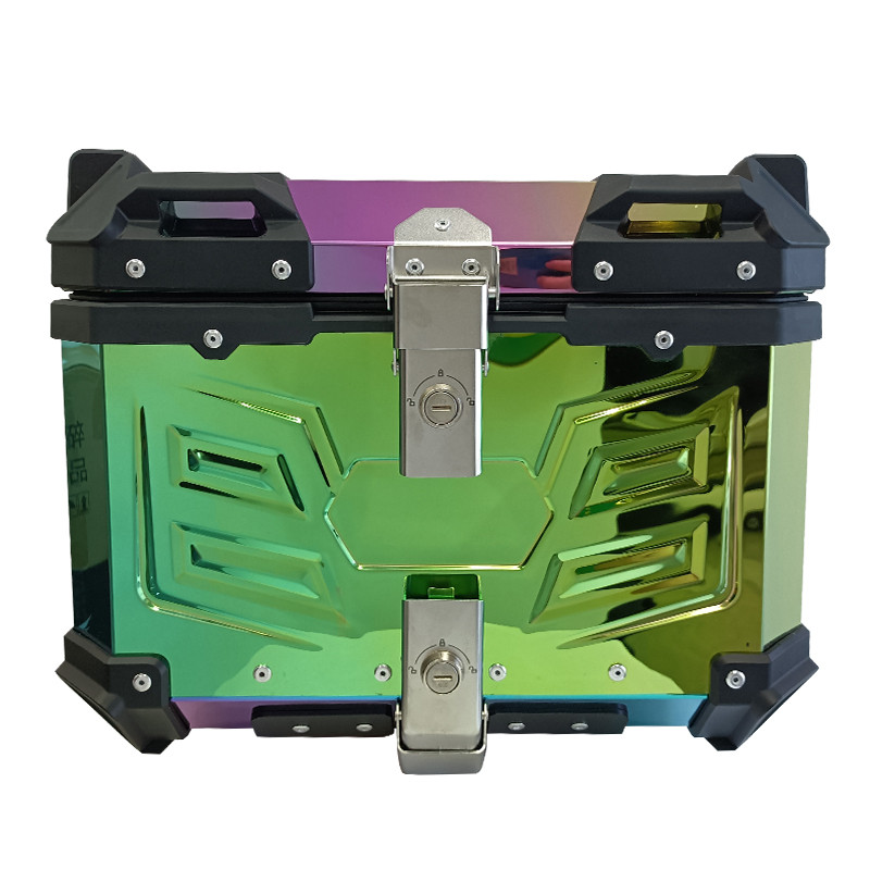 2024 New design color motorcycle tail boxes anti-theft Aluminum alloy ...