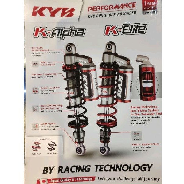 ABSORBER KYB K-ELITE & K-ALPHA NEW!!!(XMAX&NVX) | Shopee Malaysia