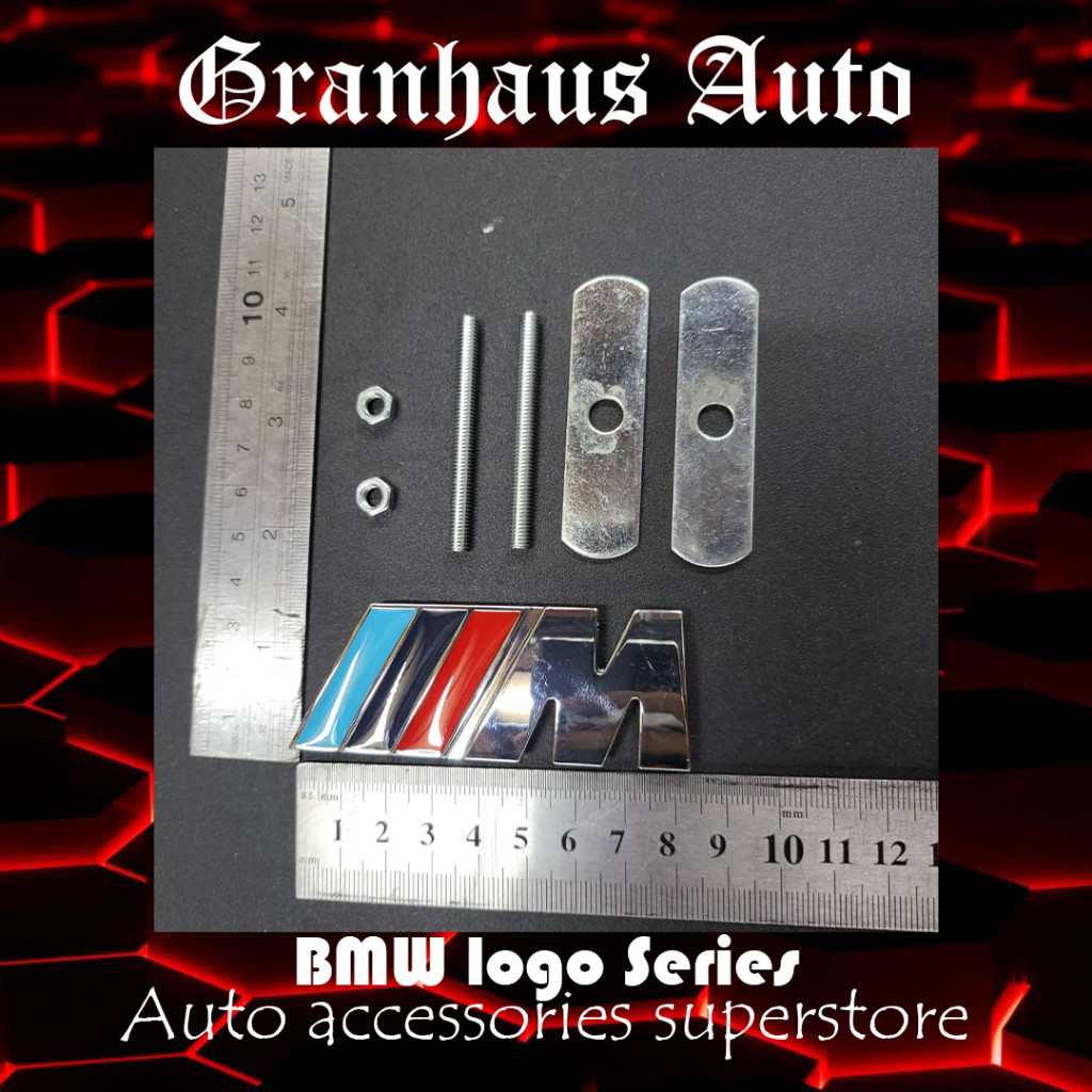 BMW M Front Grille OEM Emblem Logo | Shopee Malaysia