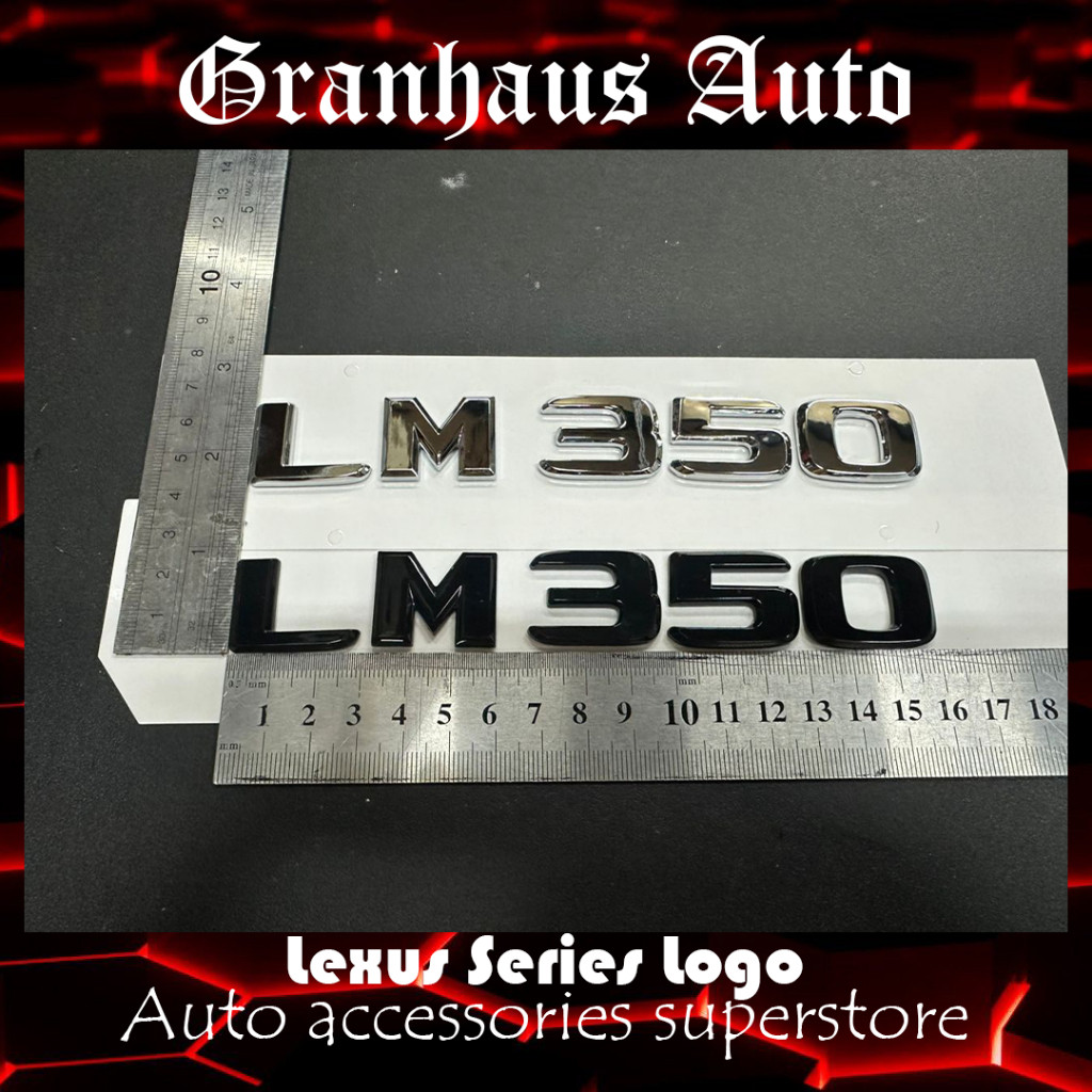 Toyota Lexus Alphard Vellfire LM 350 LM350 Rear Emblem Logo | Shopee ...