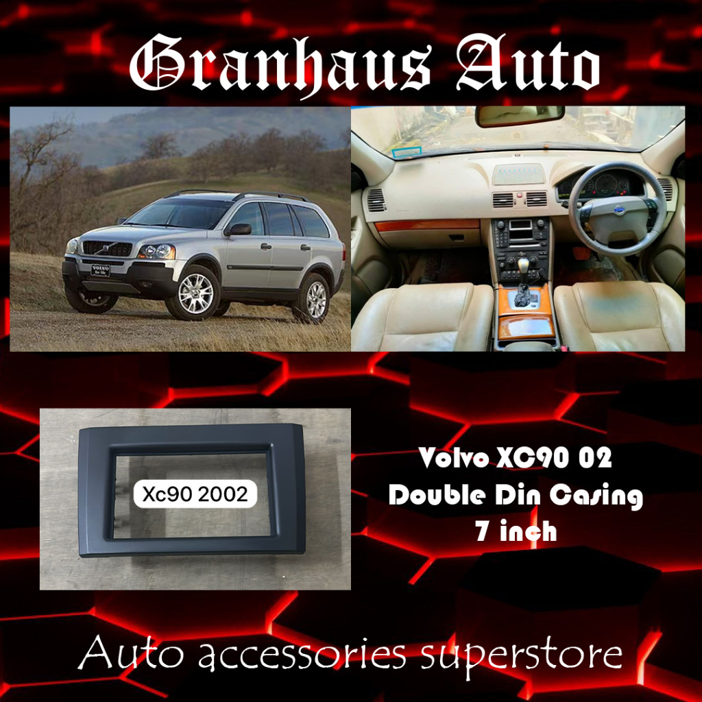 Volvo XC90 2002 7 inch Double Din Android Player Casing Radio Casing ...