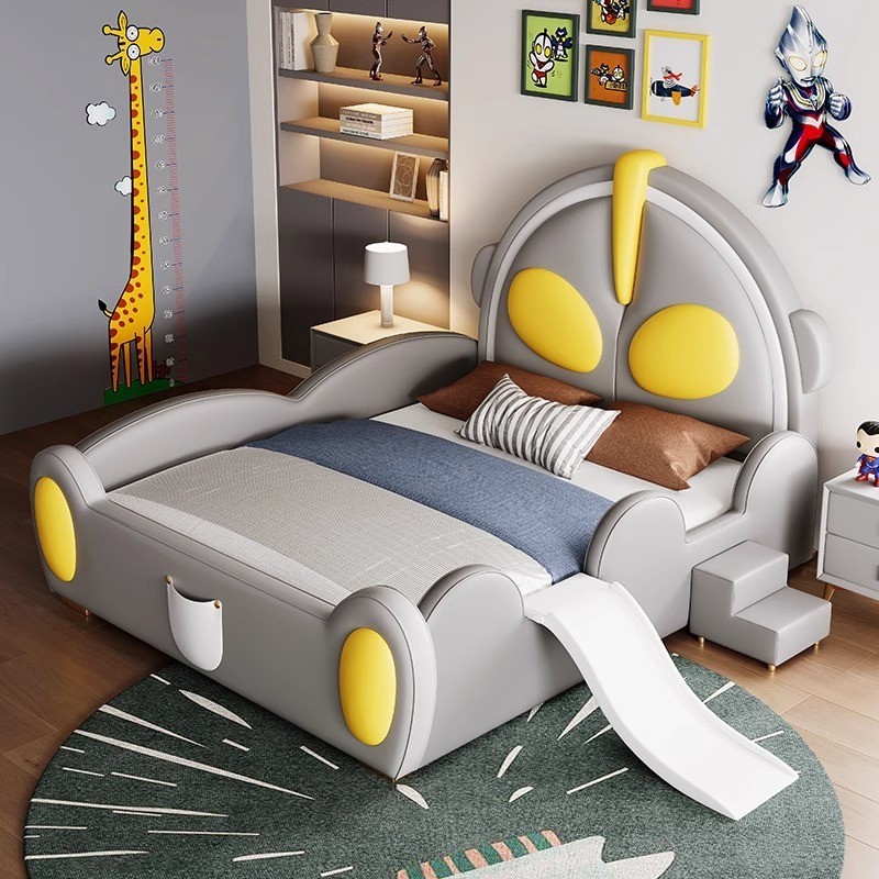 Contact seller/Ultraman Children's Bed Boy Cartoon with Fence Slide ...