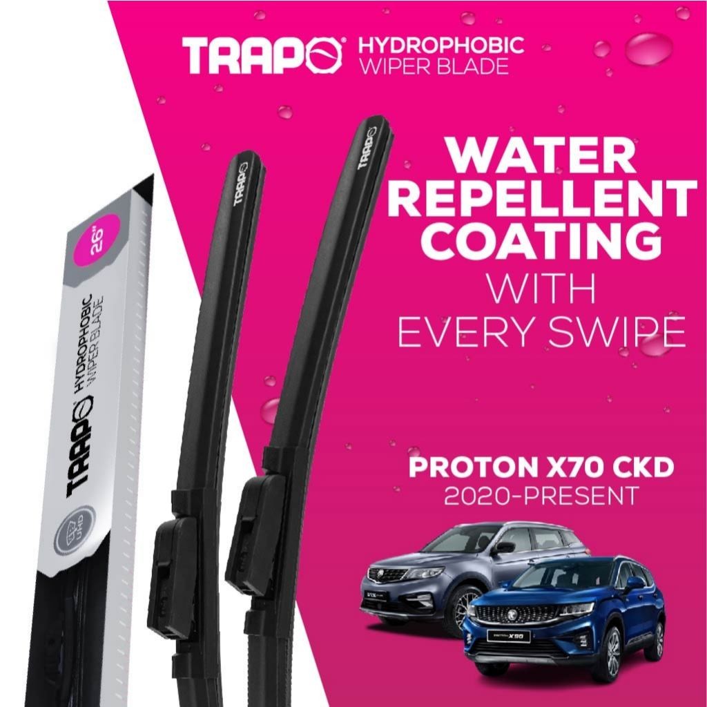 Trapo Hydrophobic Car Wiper Blade Proton X70 CKD (2020-Present) 1 Set ...