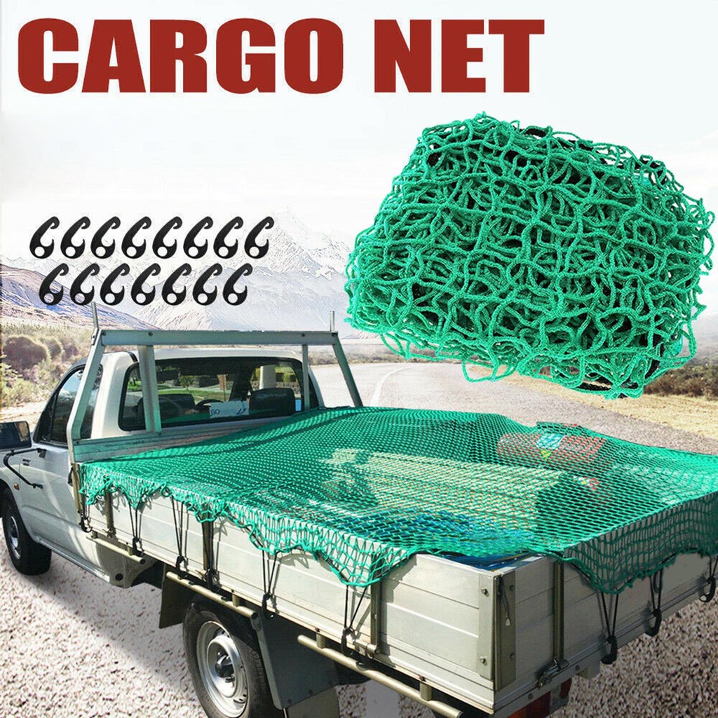 Heavy Duty Cargo Net 2M x 3M Adjustable Mesh Net Truck Bed Cargo Net ...