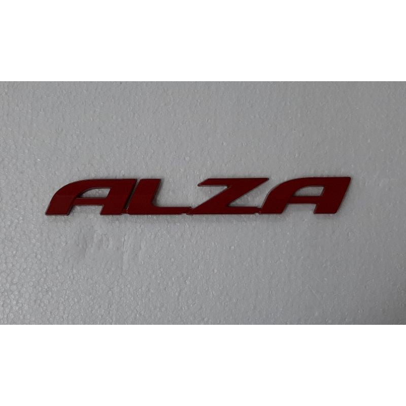 Perodua *ALZA* Emblem warna Merah. Part ORIGINAL dan BARU. | Shopee ...