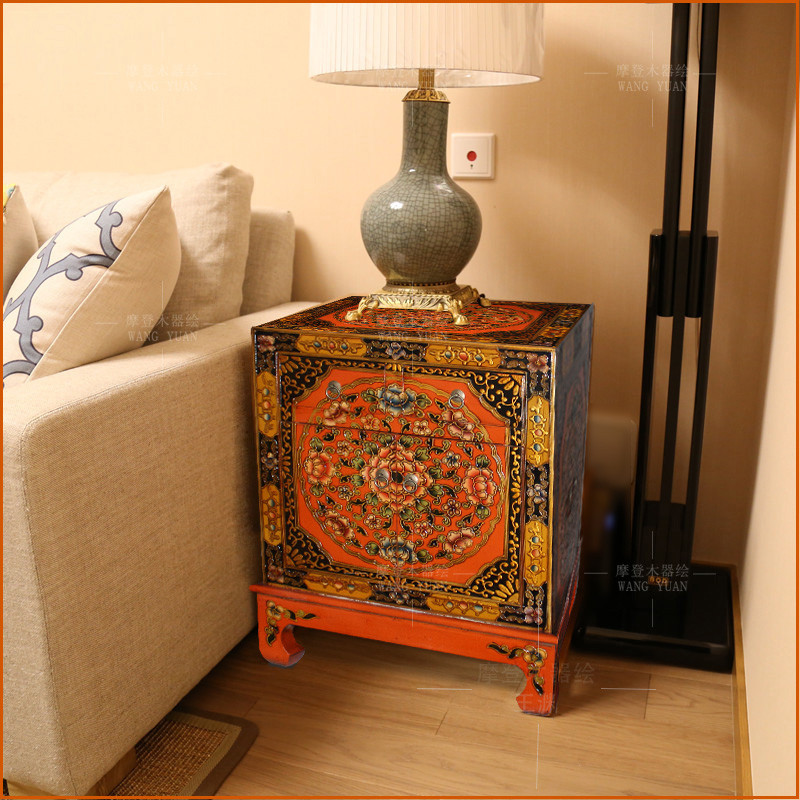 Contact seller/7W Tibetan Furniture Solid Wood Sofa Corner Cabinet ...