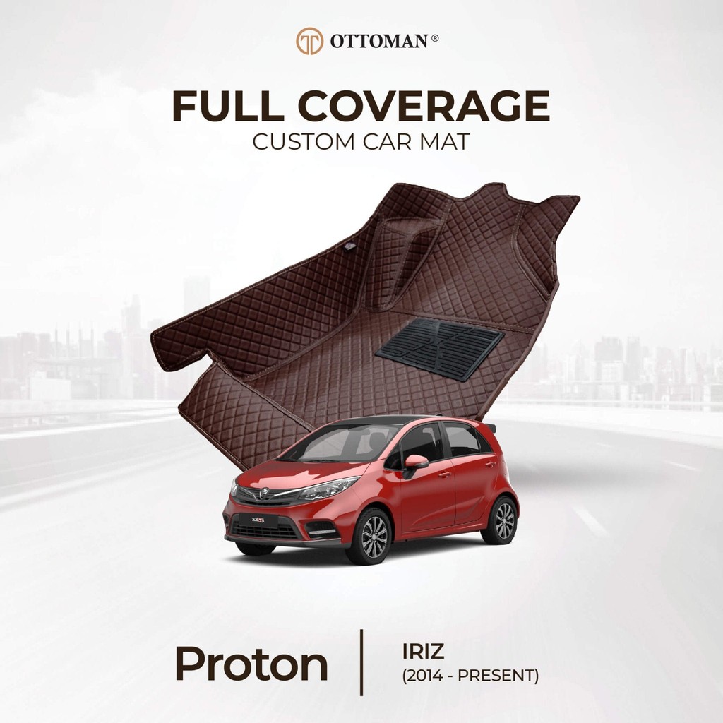 Ottoman Car Mat - Proton Iriz (2014-Present) | Shopee Malaysia