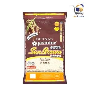 Jasmine Sun Brown Rice Original Beras Perang 2kg | Shopee Malaysia