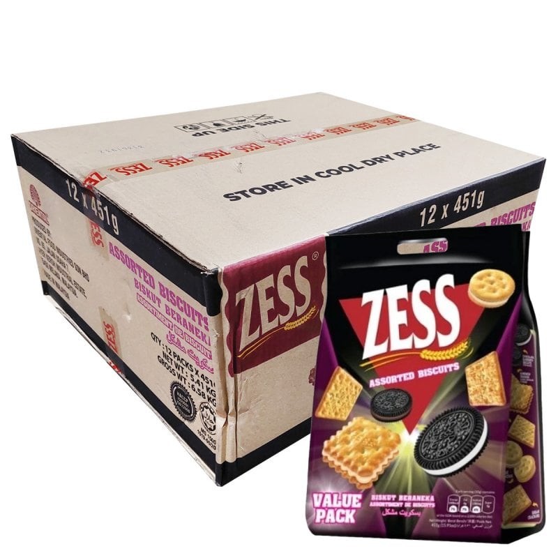 ZESS ASSORTED BISCUITS V PACK 12*451G | Shopee Malaysia