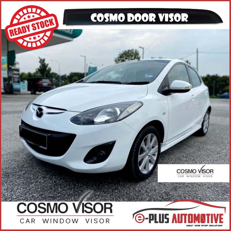 Mazda 2 / Demio (Hatchback) 2008 - 2013 = Cosmo Door Visor (3'' Small) | Shopee Malaysia