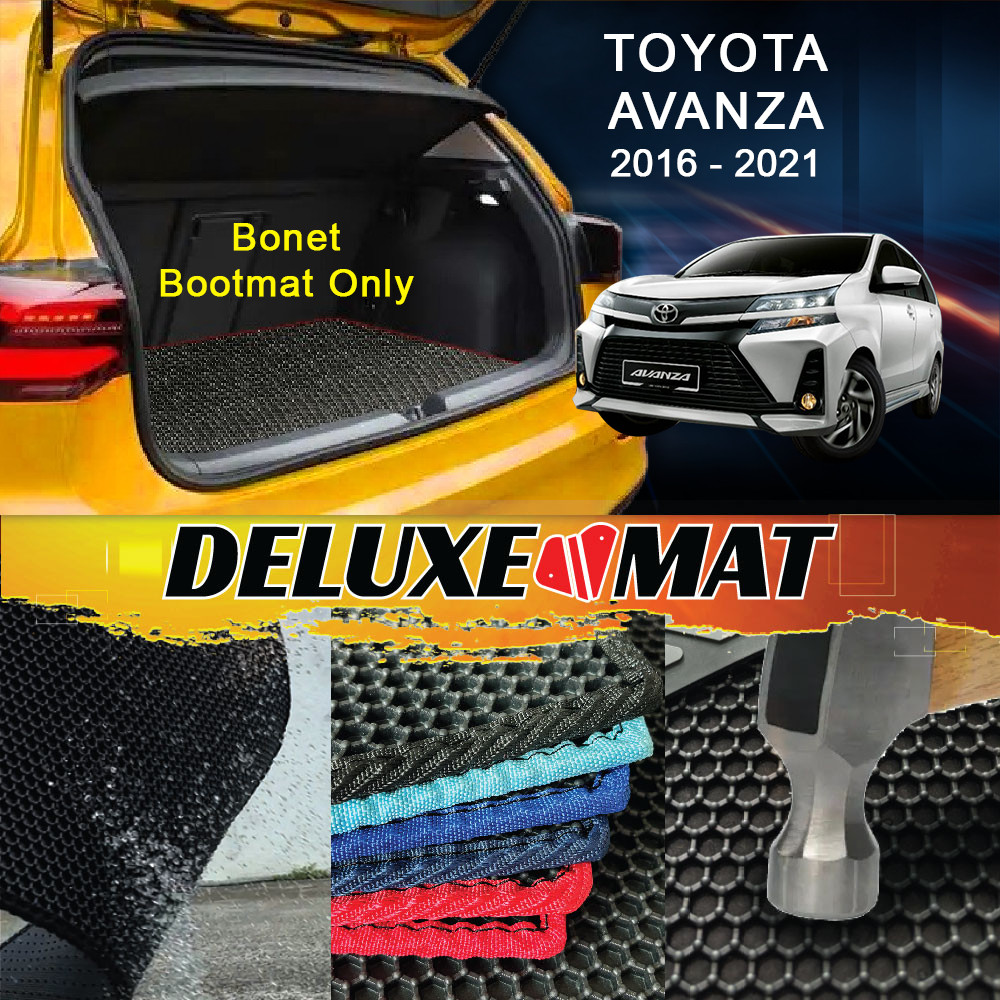 TOYOTA AVANZA 2016 2017 2018 2019 2020 2021 Deluxe Boot Mat Car Boot ...