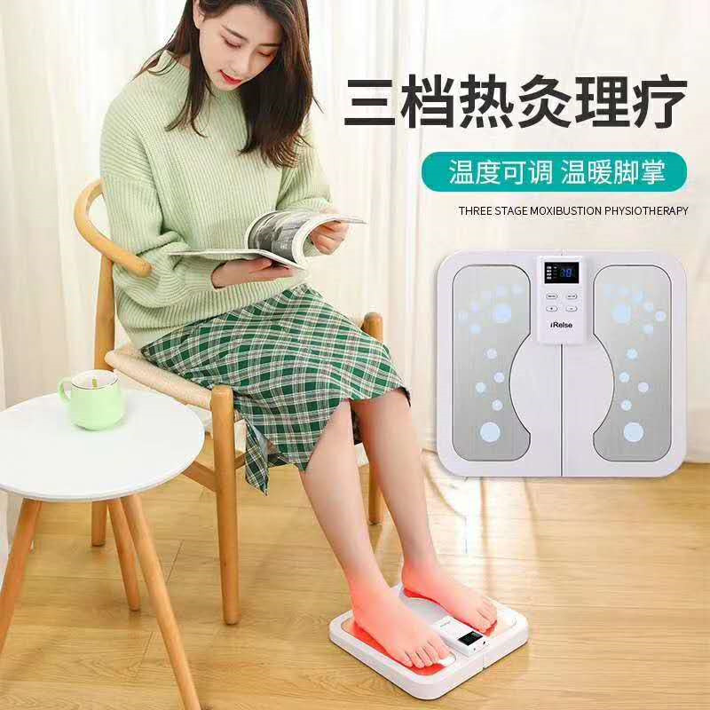 Q-8/Electric Pulse Leg Reflexology Foot Massager ems Foot Pad ...