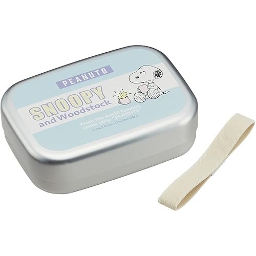 Skater Bento Box Snoopy Pop Color 370ml Aluminum Lunch for Kids Thermo Inserts Made in Japan ...