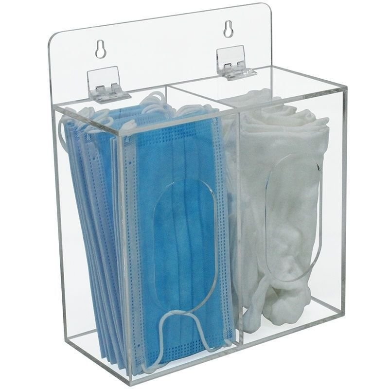 M/Wall-Mounted Mask Box Hat Box Disposable Latex Gloves Headgear ...