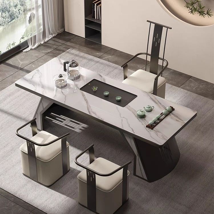 JY-8/Light Luxury Stone Plate Tea Table Large Tea Platform Simple Large ...